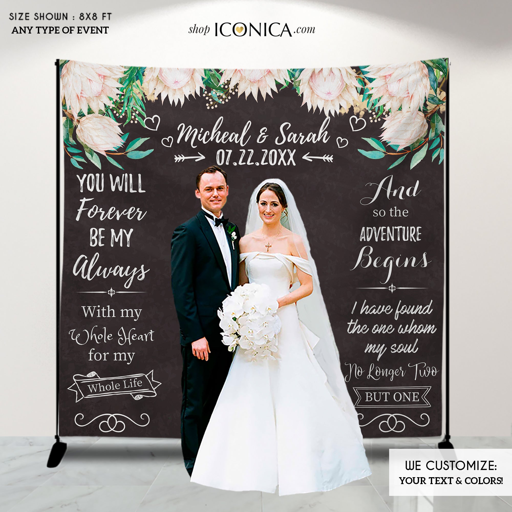 Custom wedding banner 60 photos - Astyledwedding.com